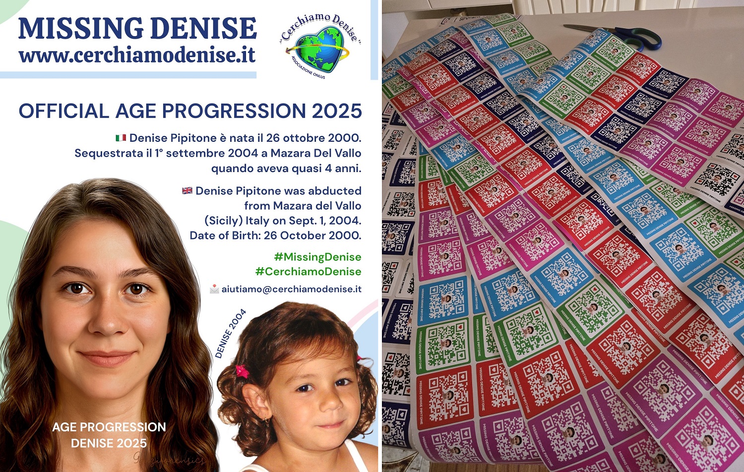 Denise Pipitone, nuovo ‘age progression’ a 21 anni dalla scomparsa ...